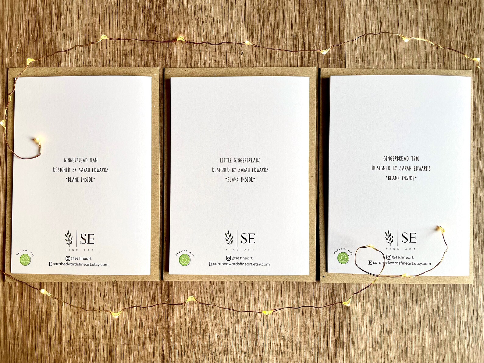 Gingerbread Christmas Cards - Etsy