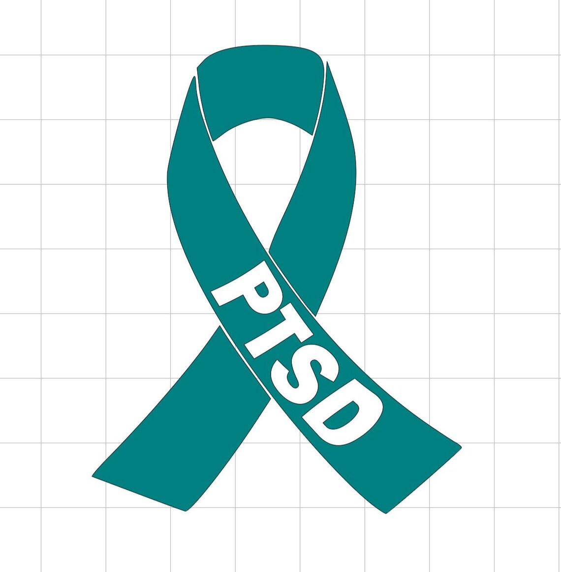 Svg File PTSD Ribbon SVG Download PTSD Awareness Ribbon | Etsy