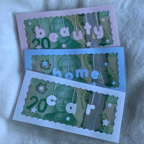 Custom Vinyl Star Cash Envelope | Etsy