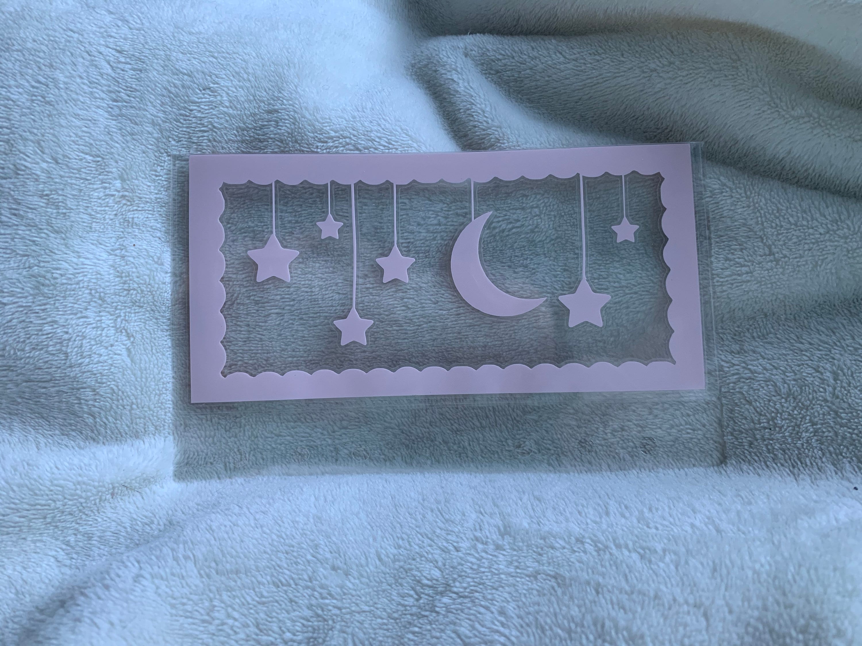 Stars and Moon Clear Vinyl Cash Envelope | Etsy