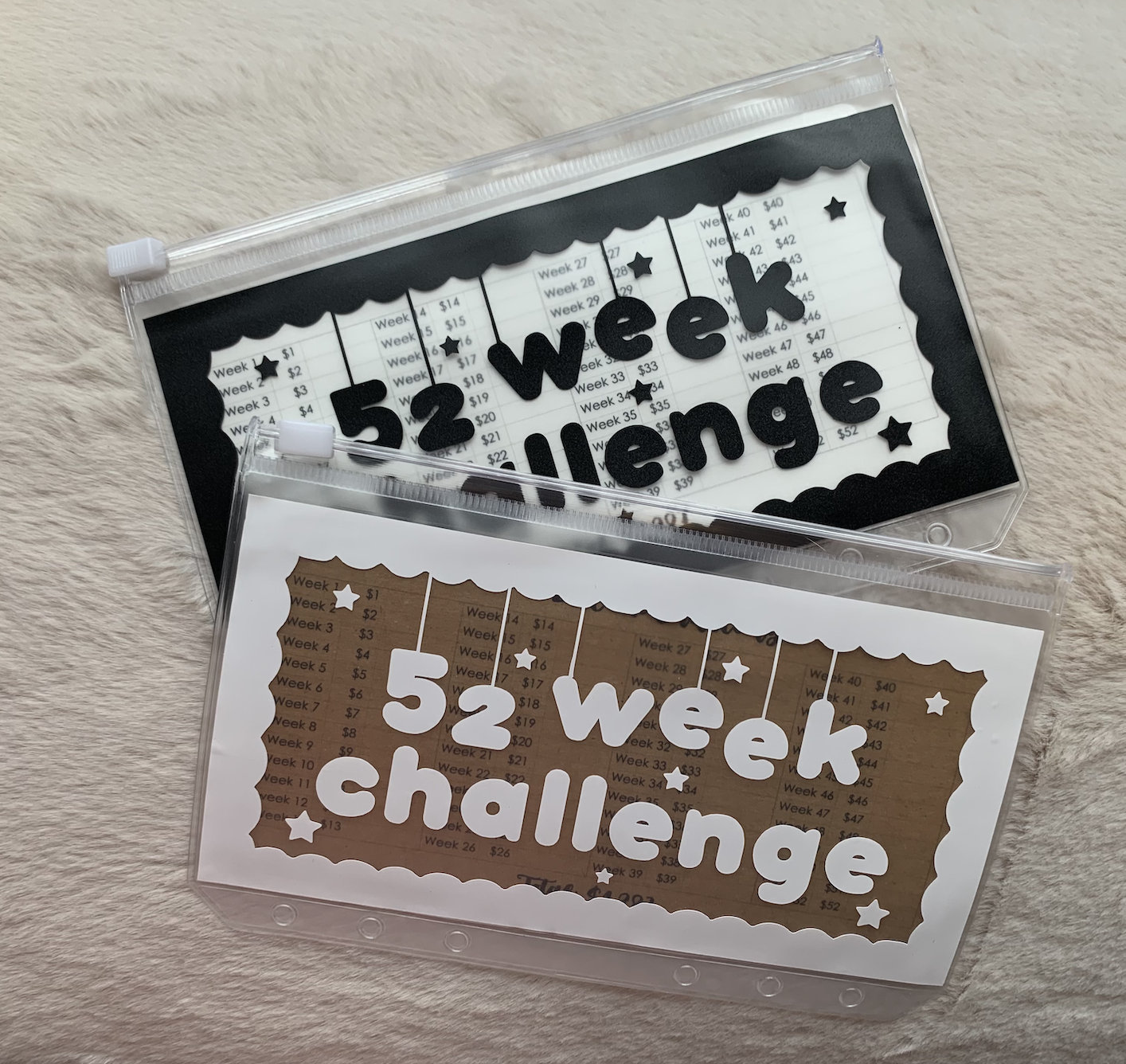 52 Week Challenge Cash Envelope & Tracker | Etsy