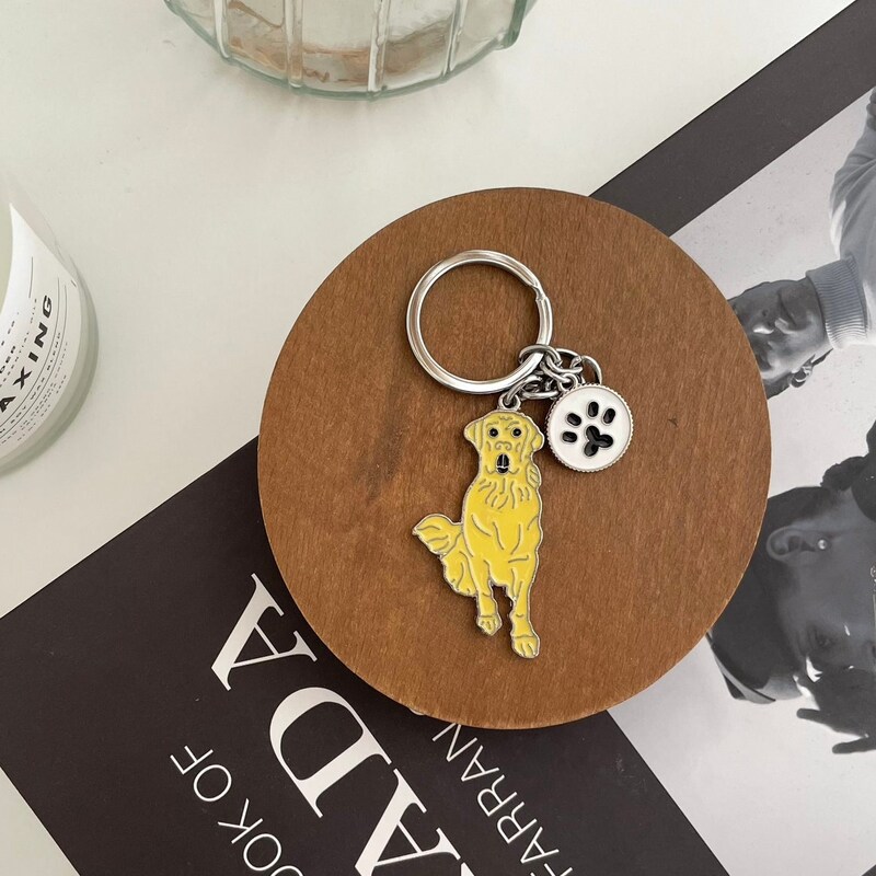 Labradoodle Keychain - Etsy