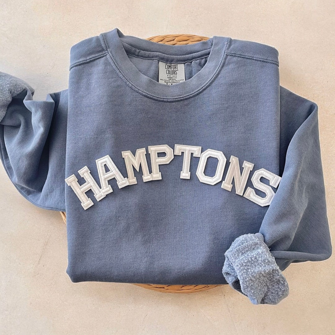 Comfort Colors® Hamptons Sweatshirt, Hamptons Bachelorette, Old Money ...