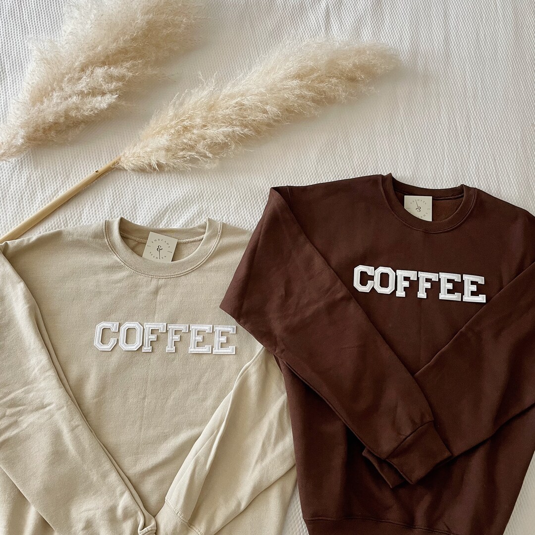 Coffee Sweatshirt Coffee Sweater but First Coffee Coffee Lover Gift ...