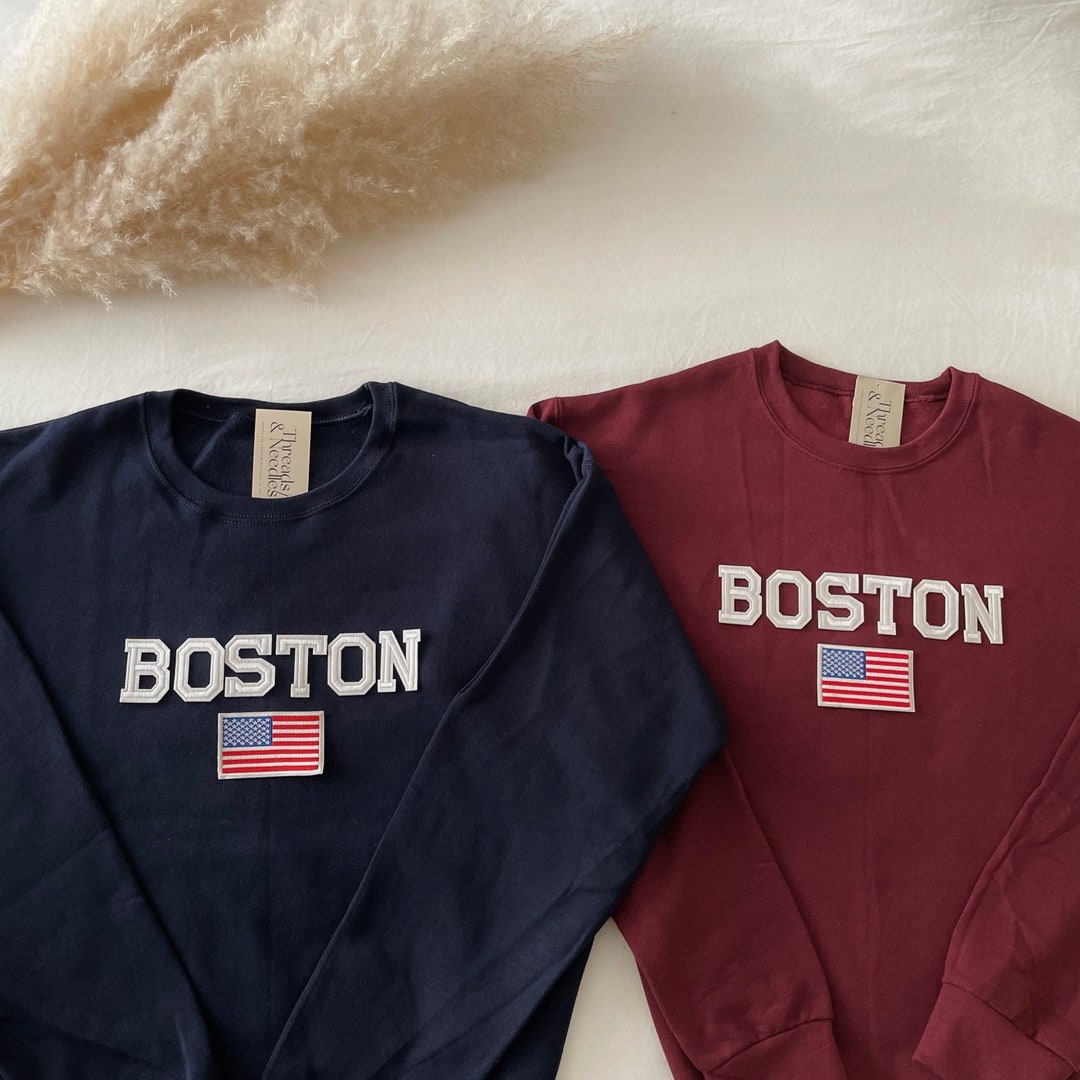 Boston Sweatshirt, Boston Crewneck, Boston Shirt, Boston Gifts, Boston ...