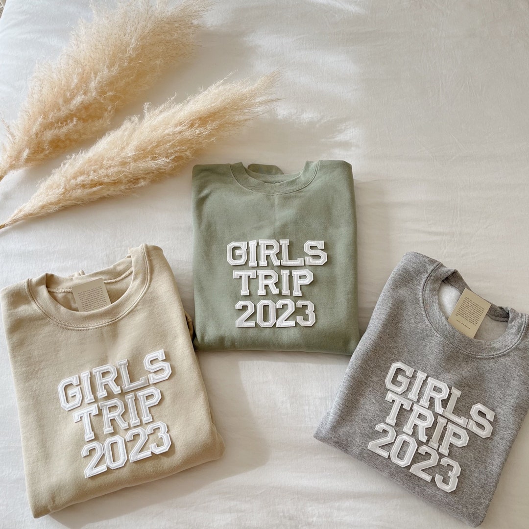 Girls Trip 2023 Sweatshirt, Girls Trip Hoodie, Girls Vacation Shirt ...