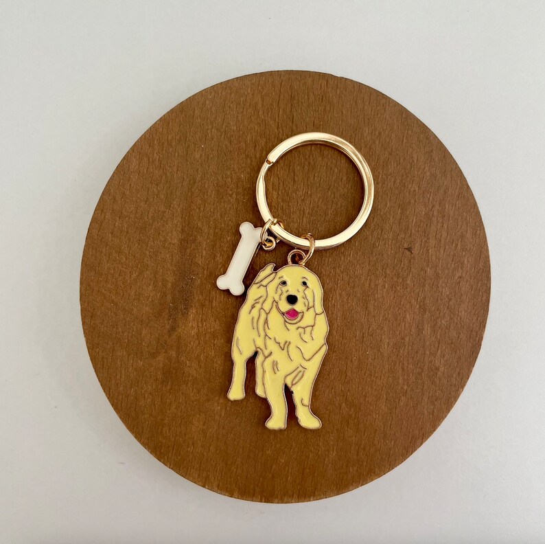 Golden Retriever Keychain Golden Retriever Jewelry Golden - Etsy