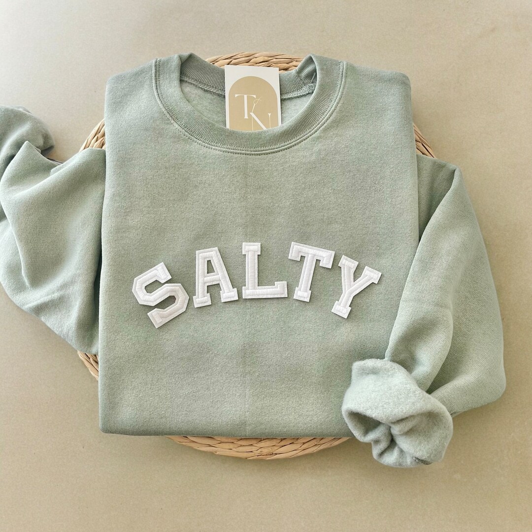 Salty Sweatshirt, Salty Crewneck, Salty Sweater, Salty Shirt, Christian ...