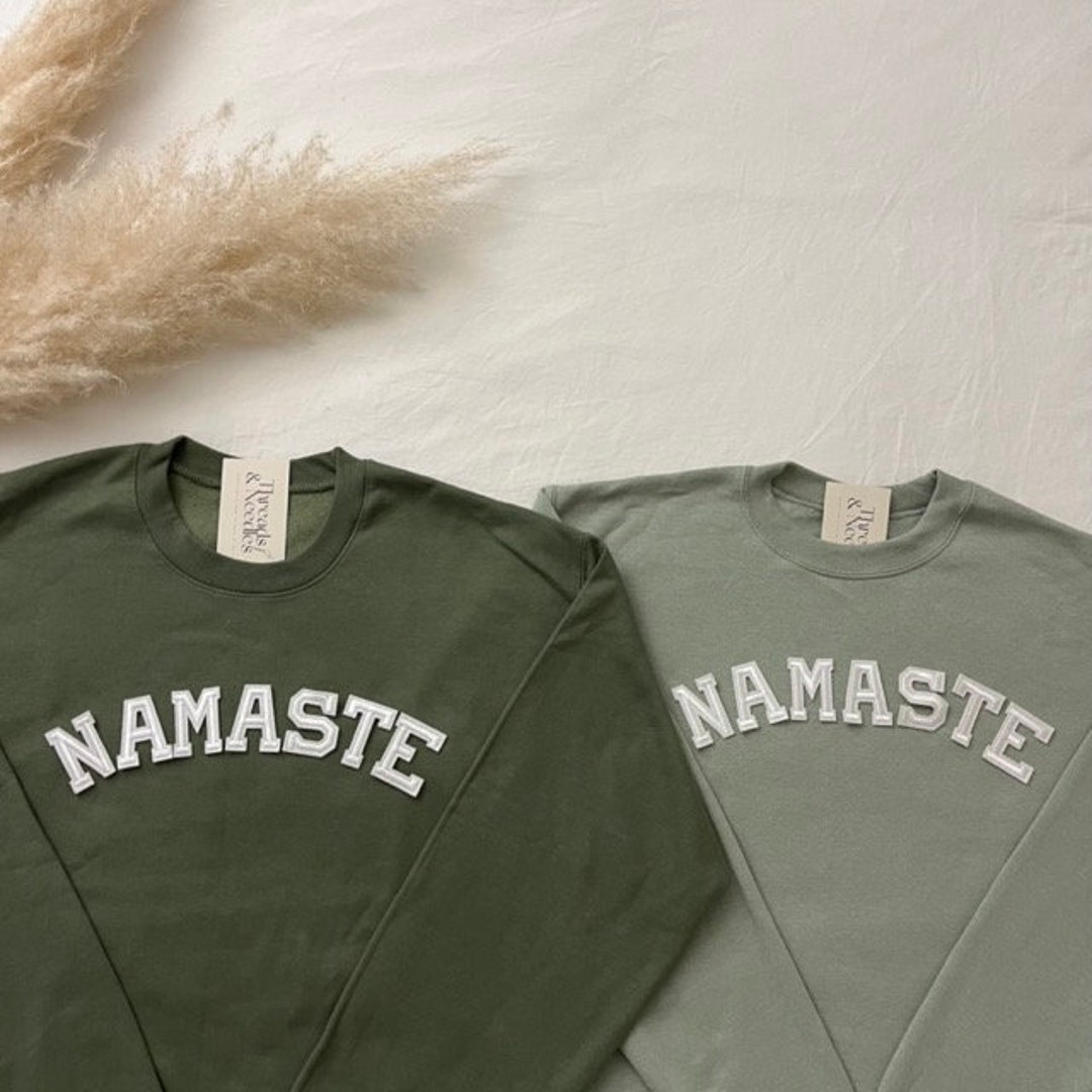 Namaste Sweatshirt, Namaste Shirt, Yoga Shirt Women, Yoga Gifts, Yoga ...