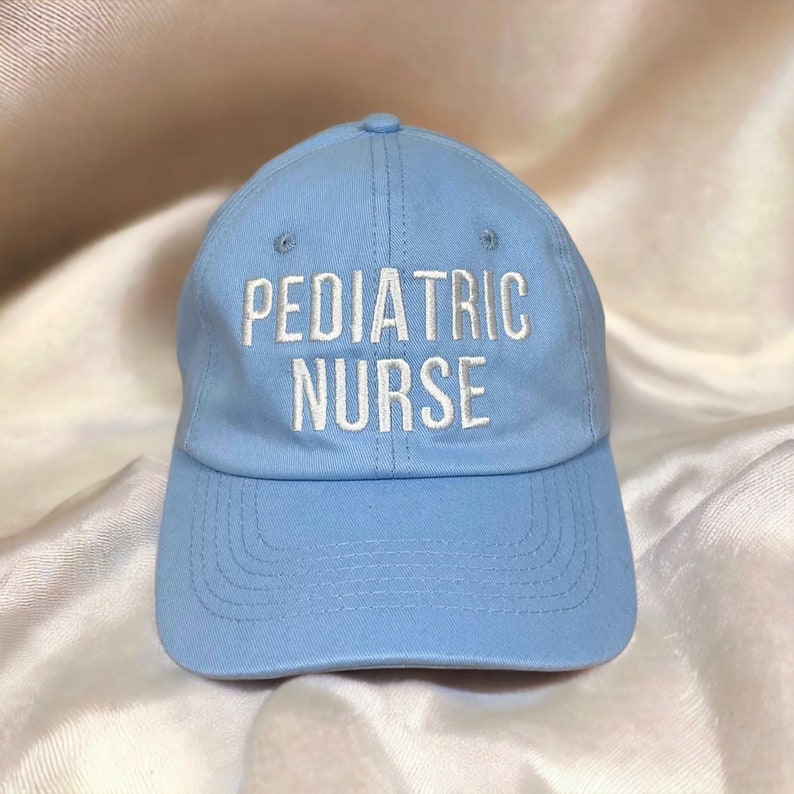 Embroidered Pediatric Nurse Hat, Pediatric Nurse Gifts, PEDS Nurse Gift ...