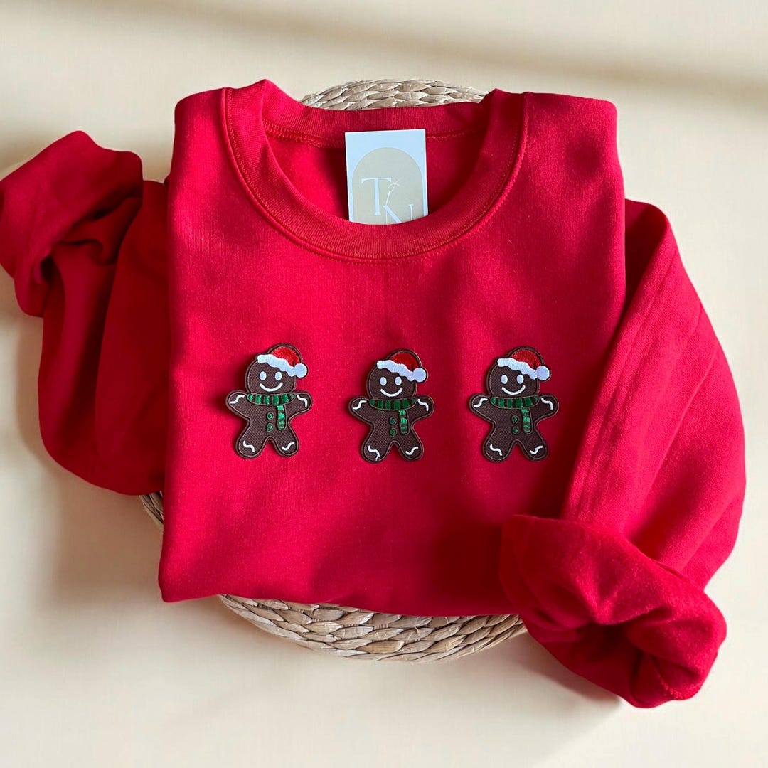 Gingerbread Sweatshirt, Christmas Sweatshirt for Women, Gingerbread ...