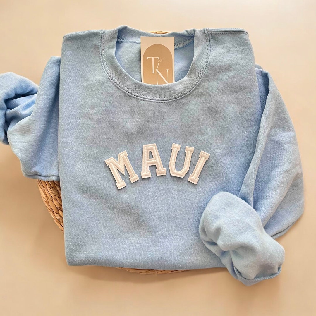 Maui Sweatshirt, Maui Crewneck, Maui Sweater, Maui Hoodie, Hawaii ...