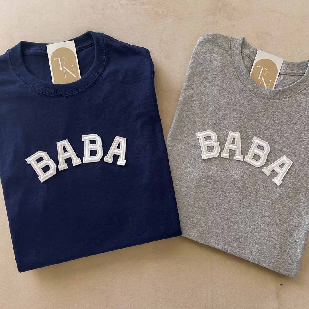 Baba Shirt, Baba Tee, Baba Gifts, Grandpa Sweatshirt, Baba Father’s Day ...