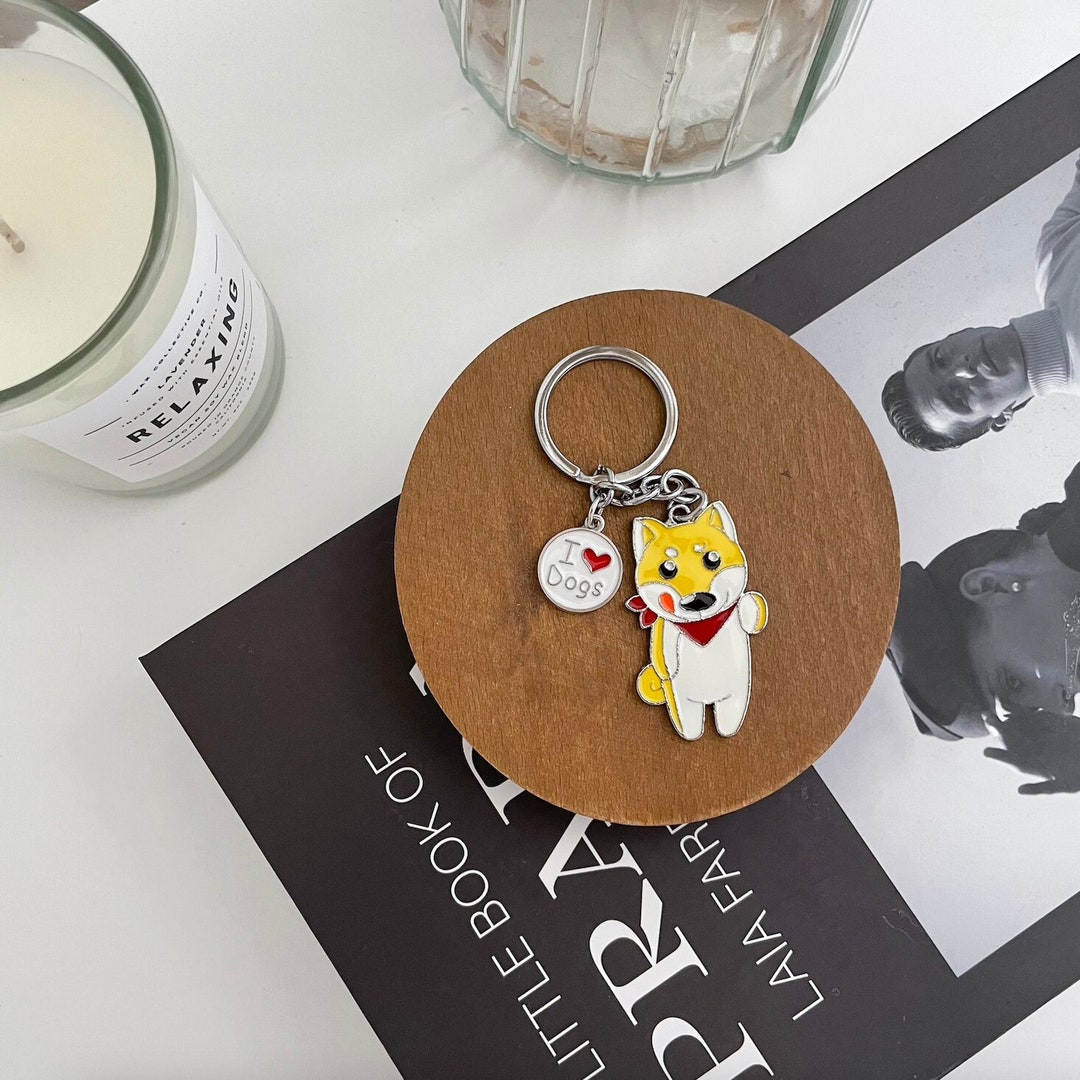 Shiba Inu Keychain, Shiba Inu Jewelry, Shiba Inu Gifts, Shiba Inu Mom ...