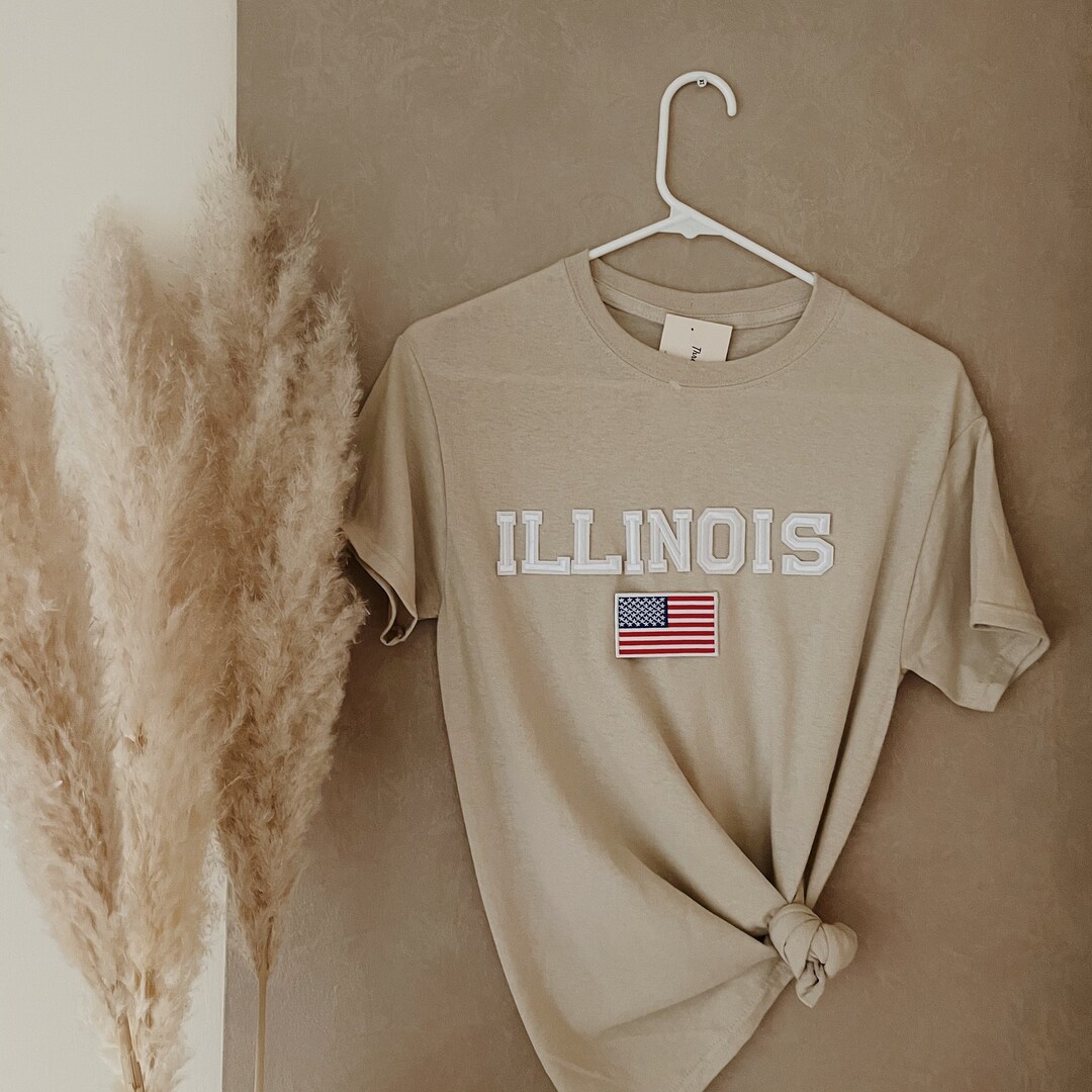 Illinois Shirt Illinois Tshirt Illinois State Shirt - Etsy