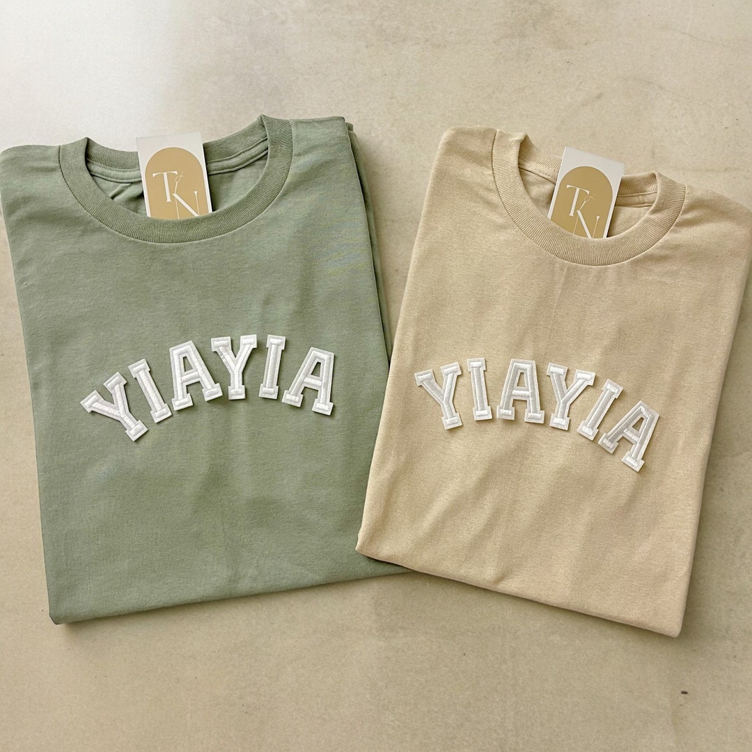 YIAYIA Shirt, Yiayia Gifts, Yiayia Mother’s Day Gift, Yiayia Birthday ...