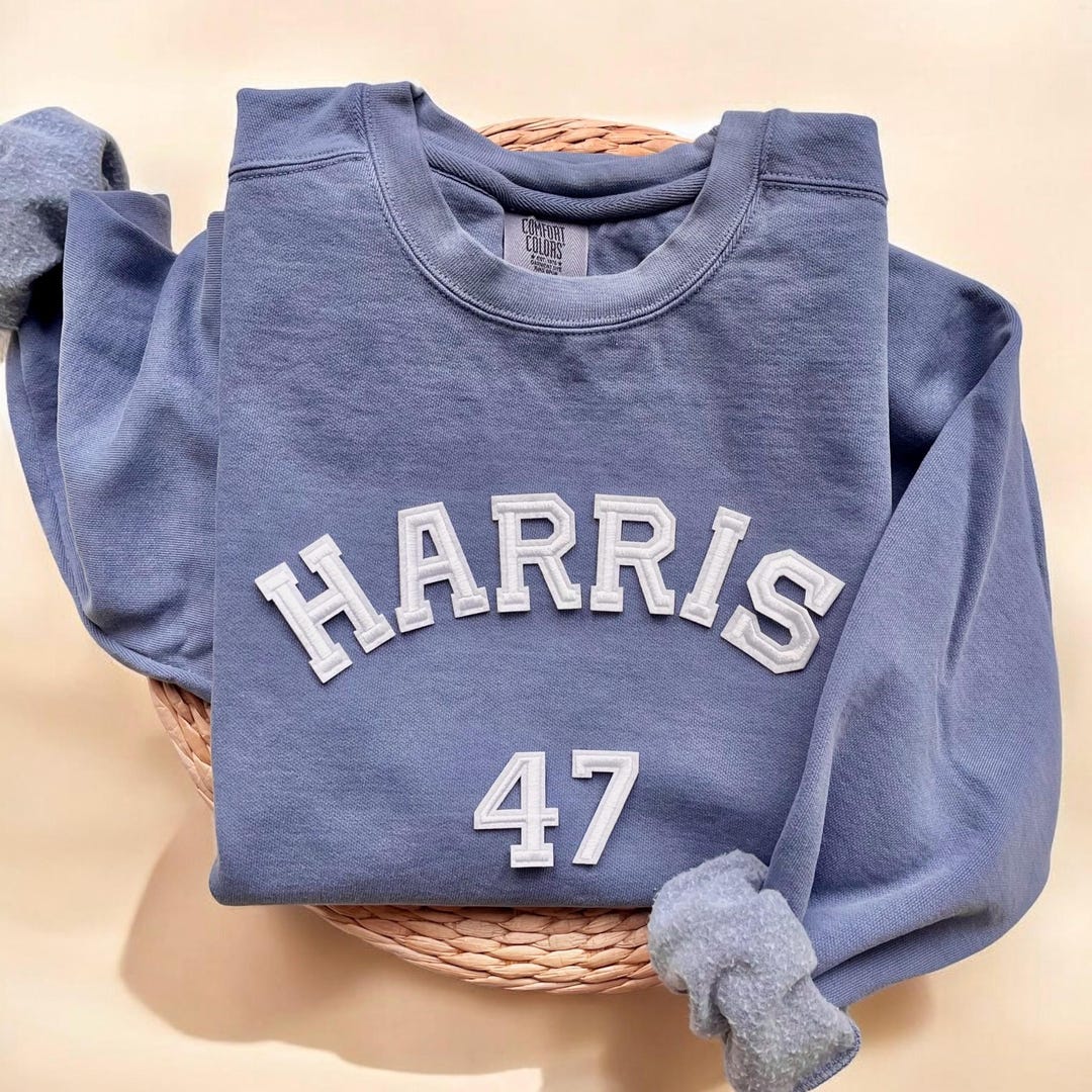Comfort Colors® Kamala Harris Sweatshirt, Harris 2024 Sweatshirt ...