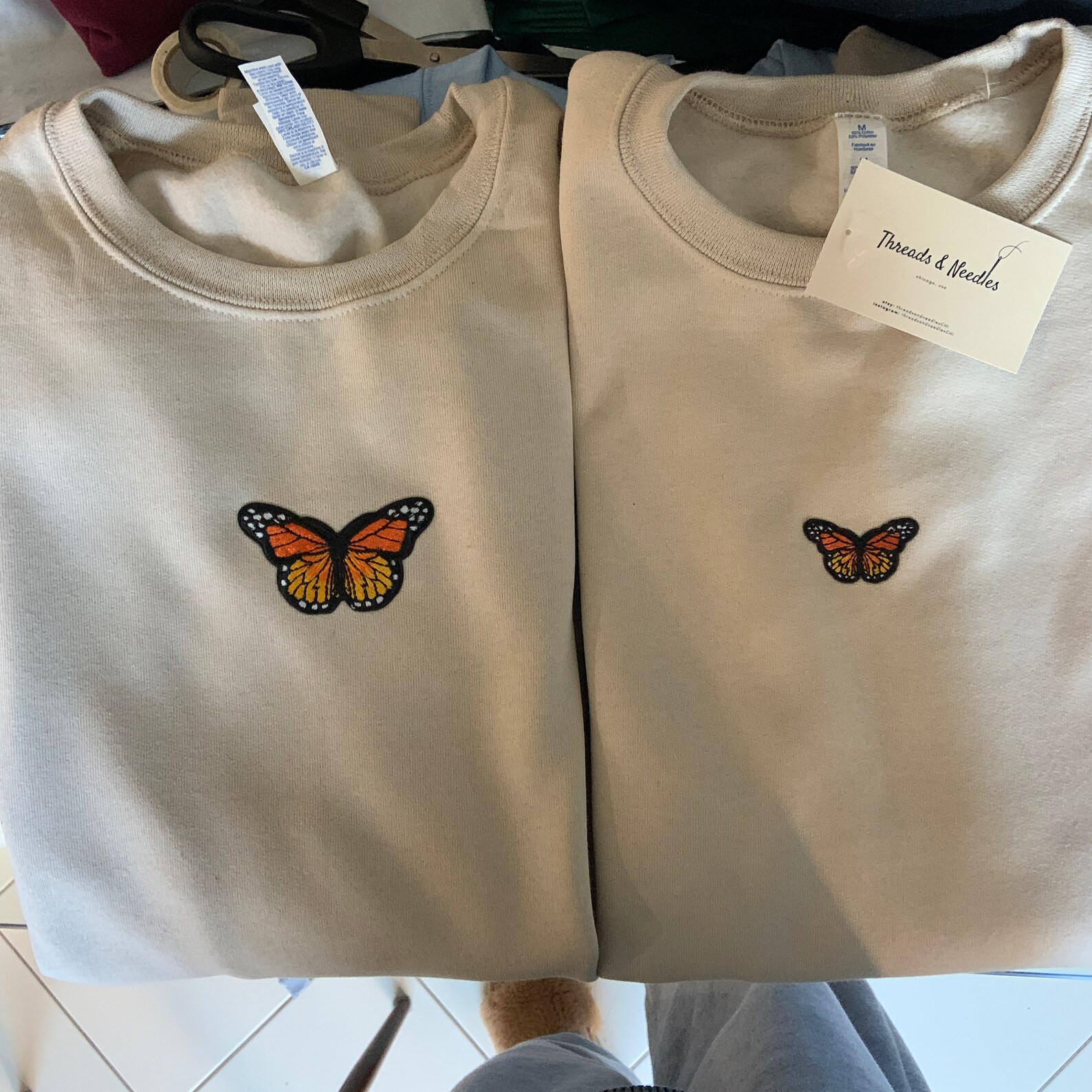 Butterfly Sweatshirt Butterfly Sweater Butterfly Crewneck | Etsy