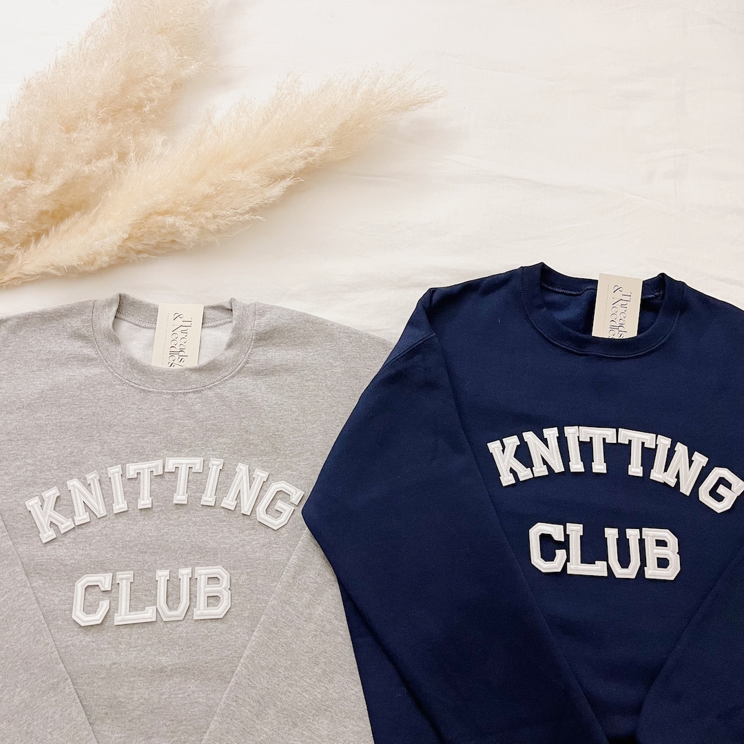 Knitting Sweatshirt, Knitting Crewneck, Knitting Sweater, Knitting ...