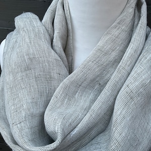 Silver Grey Mix /silver Metallic With Flex’s of Olive Pure Linen ...