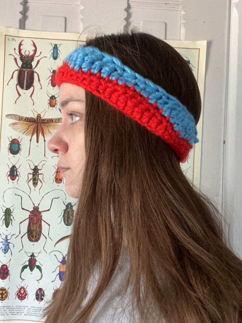 Wavey 80s Crochet Headband ***crochet Pattern*** - Etsy