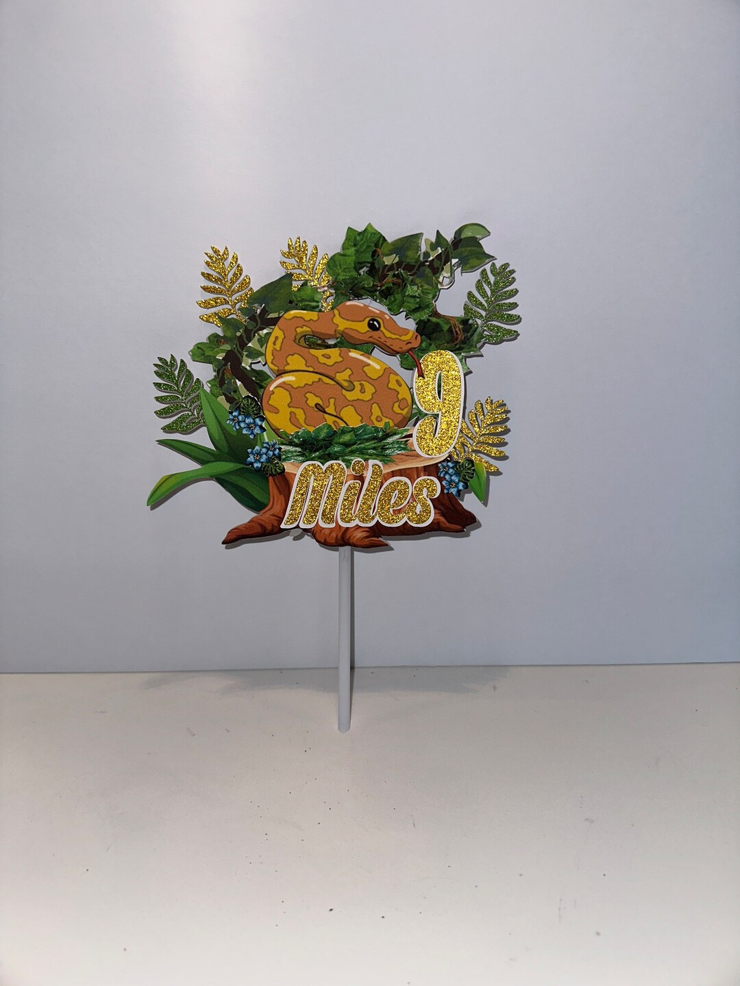 Banana Ball Python Cake Topper Python Cake Topper Banana - Etsy