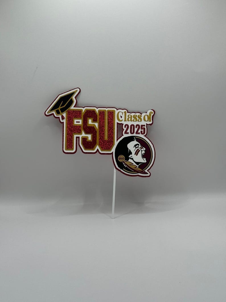 FSU Cake Topper – Florida State Graduation Party Decor, Class of 2026 ...