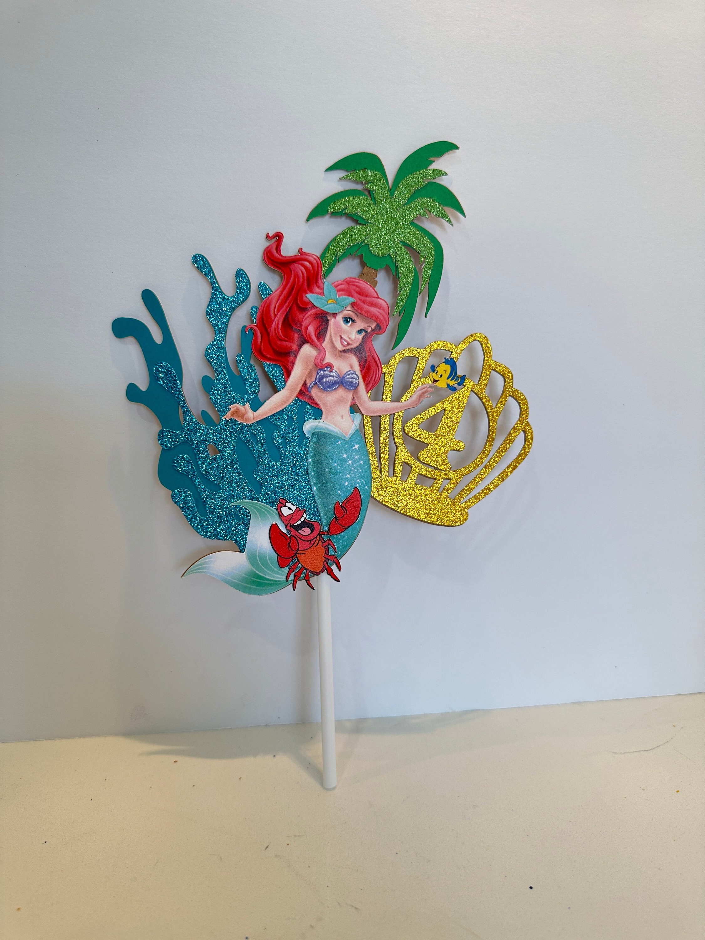 Little Mermaid Cake Topper | Princess Ariel Cake Topper | Mermaid ...