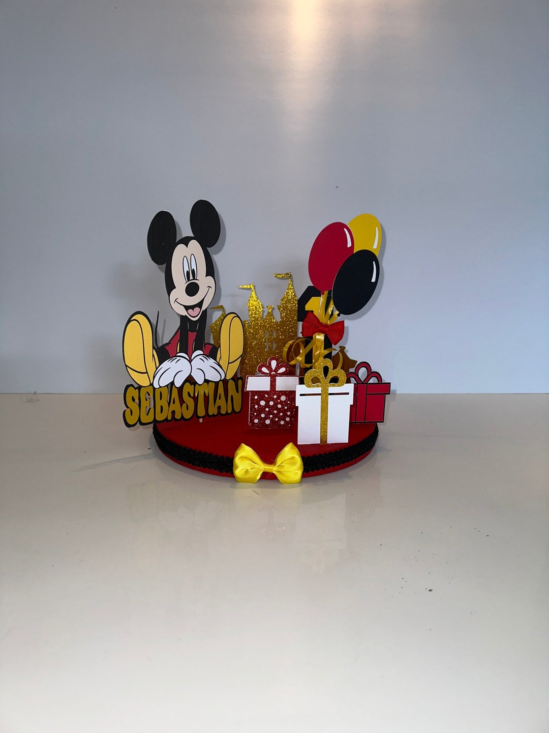 Handmade Mickey Mouse Centerpiece, Party Table Decoration - Etsy