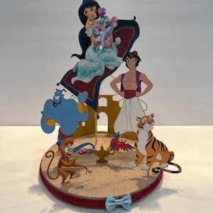 Aladdin Cake Topper, Aladdin Table Decoration, Aladdin Birthday ...