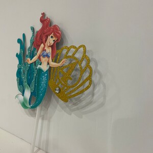 Little Mermaid Cake Topper Princess Ariel Cake Topper - Etsy