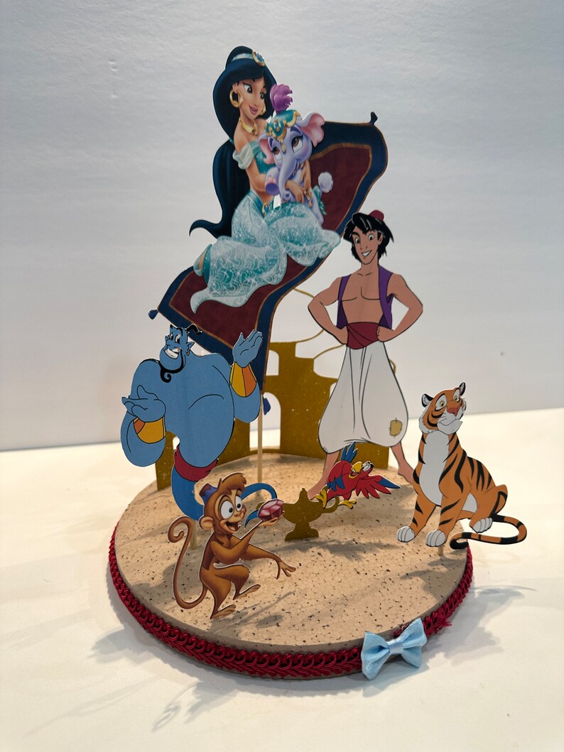 Aladdin Cake Topper Aladdin Table Decoration Aladdin - Etsy