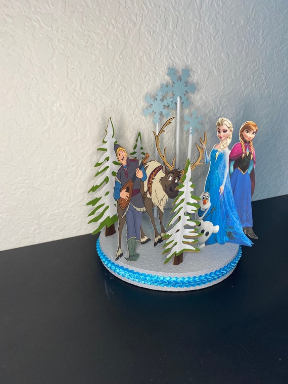 Frozen Centerpiece Frozen Cake Topper Frozen Party - Etsy