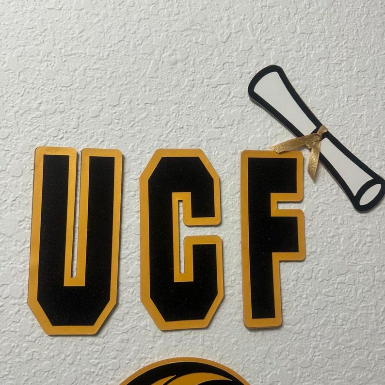 UCF Graduation Backdrop Letters, Class of 2025, Customizable - Etsy