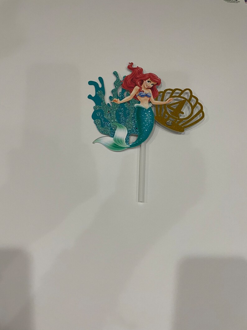 Little Mermaid Cake Topper Princess Ariel Cake Topper - Etsy