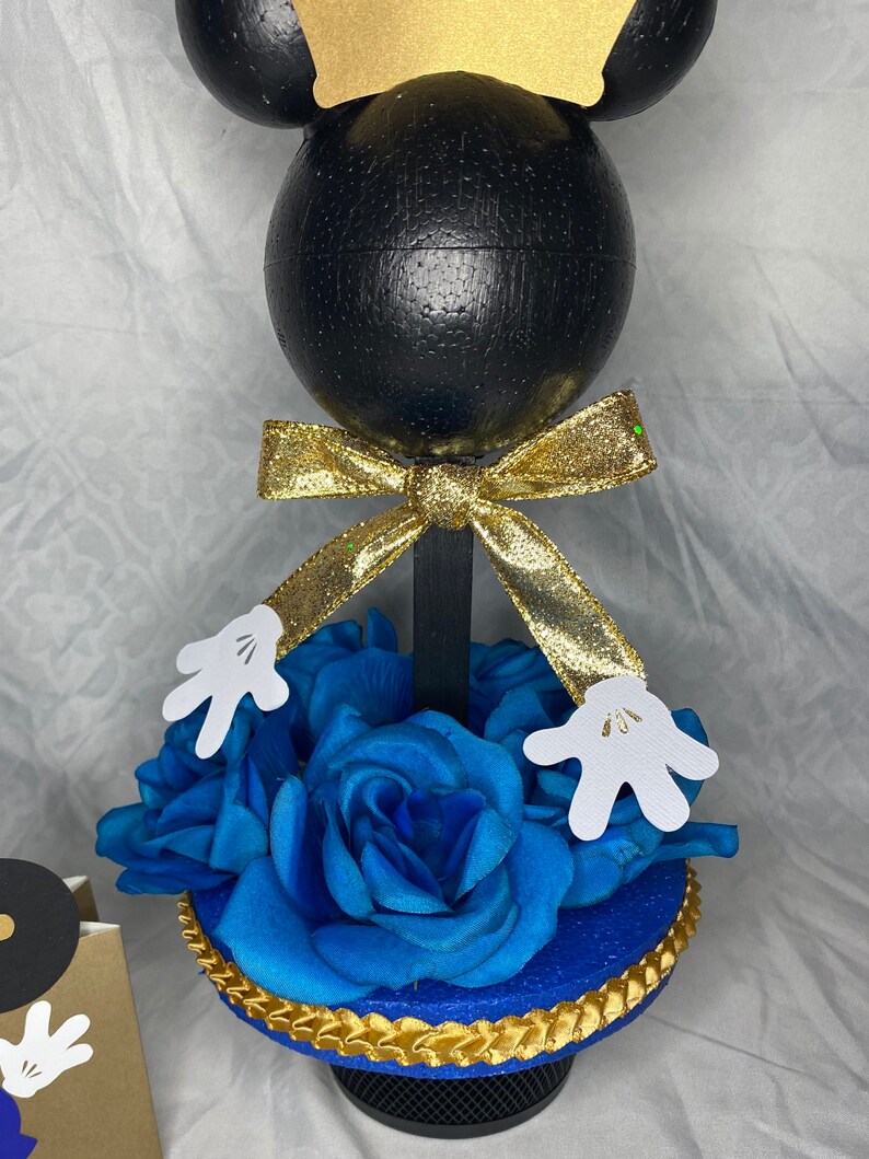 Prince Mickey Mouse Centerpieces Mickey Mouse Decoration - Etsy