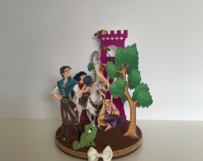 Rapunzel Centerpiece, Rapunzel Cake Topper - Etsy
