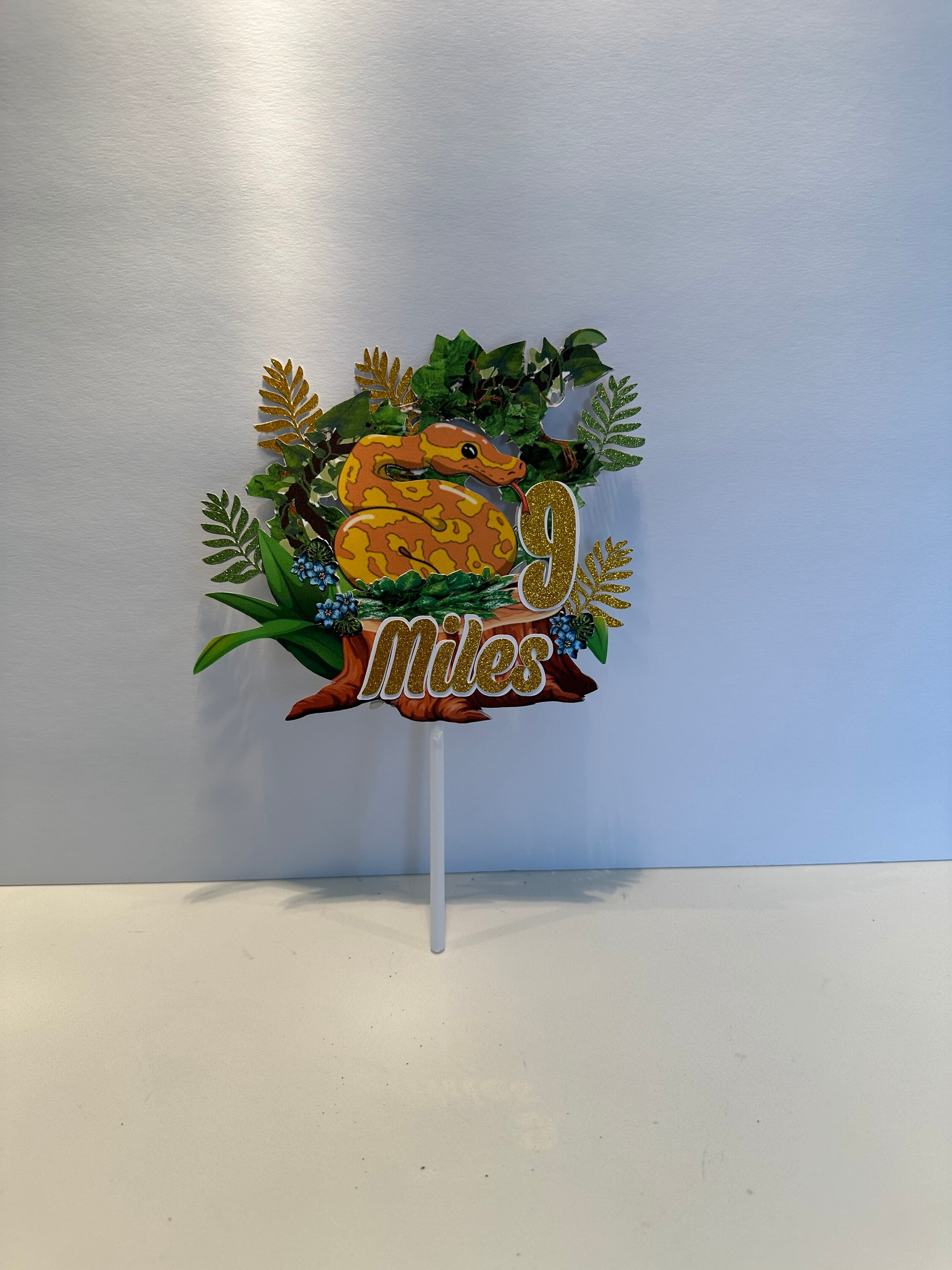 Banana Ball Python Cake Topper Python Cake Topper Banana - Etsy UK