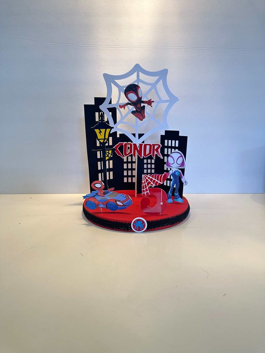 Spidey Centerpiece | Spidey-man Table Decoration | Spidey Cake Topper ...