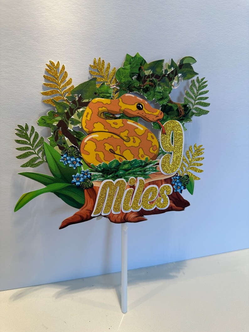 Banana Ball Python Cake Topper Python Cake Topper Banana - Etsy