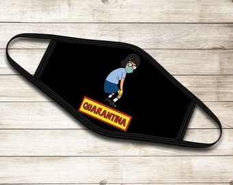 Funny face mask | Etsy