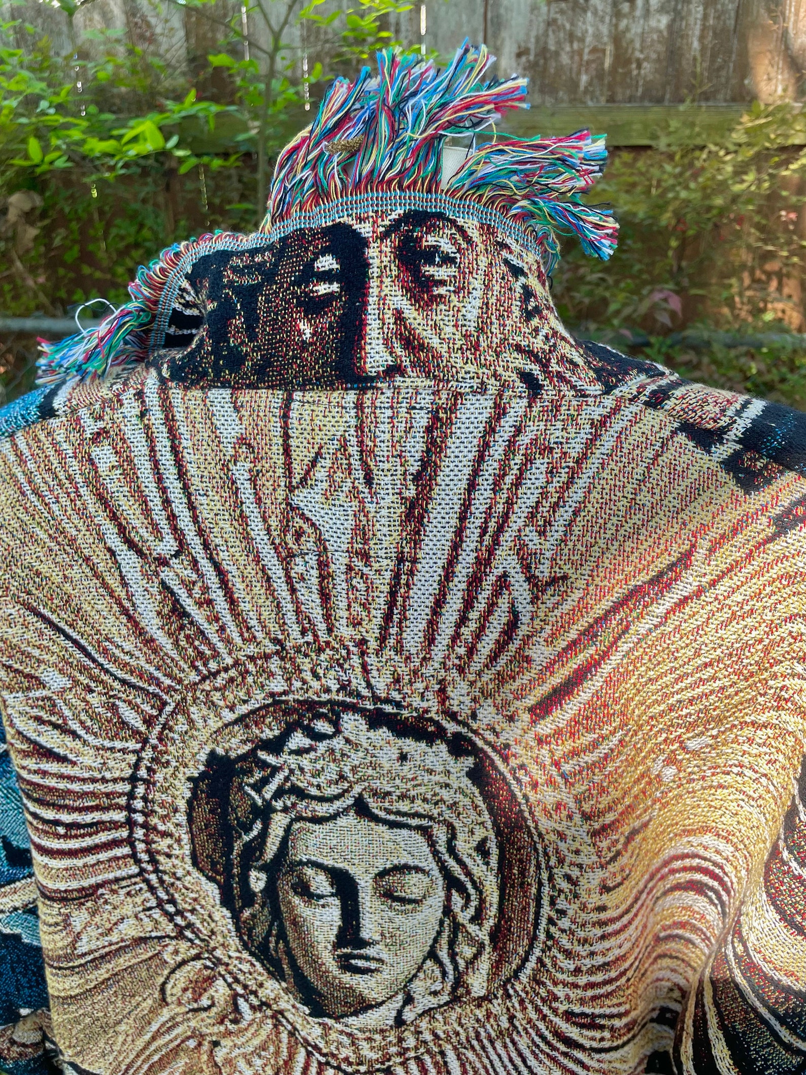 Holy Grail Mysticloak | Festival Rave Boho Fairy Woven Tapestry Wizard ...