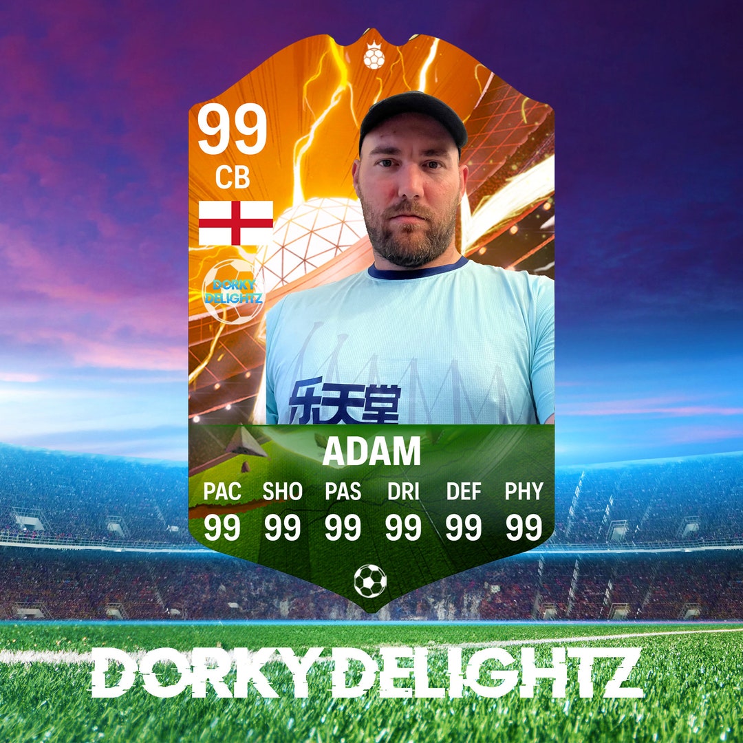 Football EAFC 24 Personalised Premium Metal FUT Heroes Card Ultimate ...