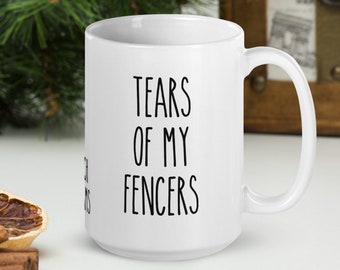 Funny Fencers Mug - Etsy