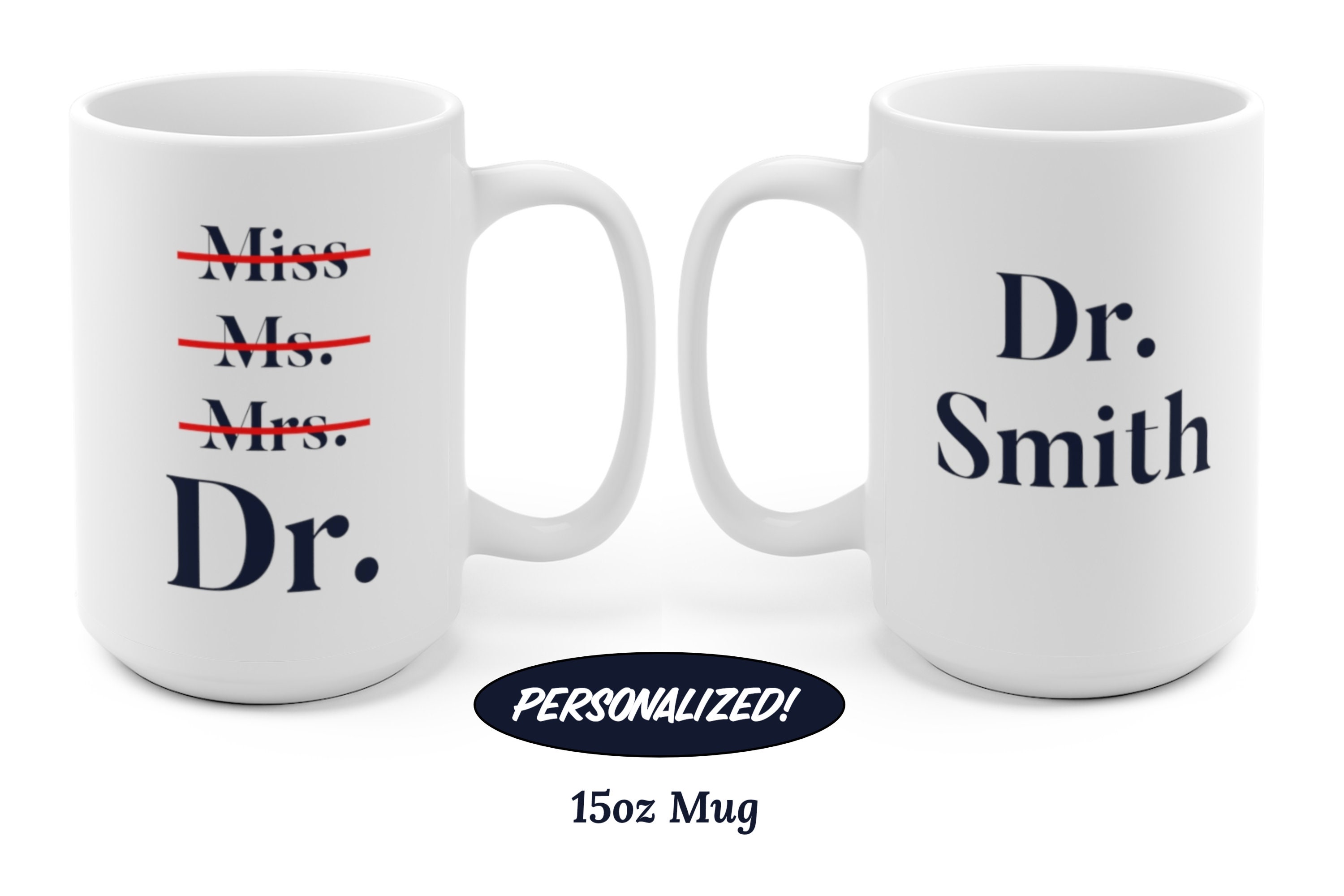 Personalized Miss Ms Mrs Dr PHD Graduation Gift PHD Gift Phd | Etsy