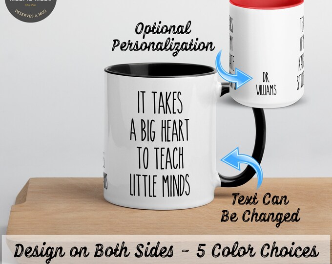 It Takes a Big Heart to Teach Little Minds Elementary Teacher Preschool ...
