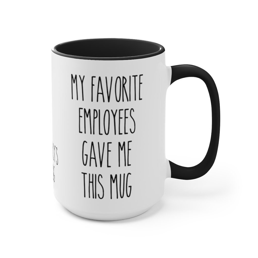 Personalizable My Favorite Employees Gave Me This Mug Gift - Etsy