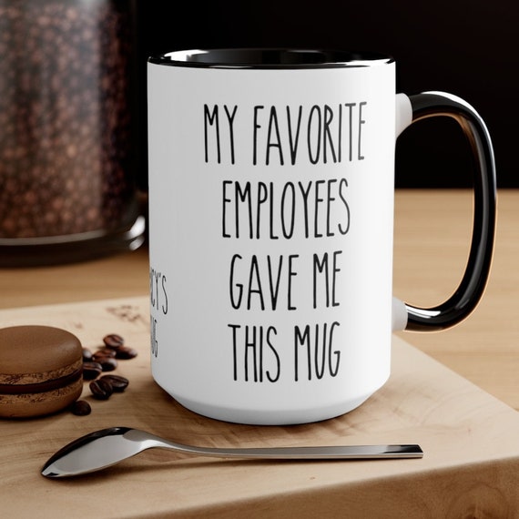 Personalizable My Favorite Employees Gave Me This Mug Gift - Etsy