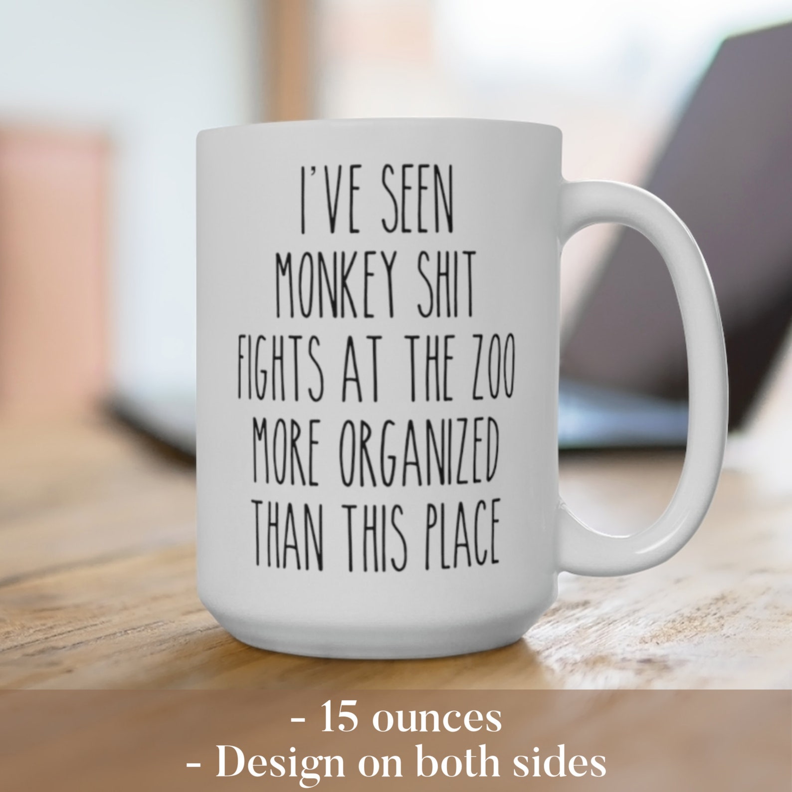 I've Seen Monkey Shit Fights at the Zoo More Organized - Etsy