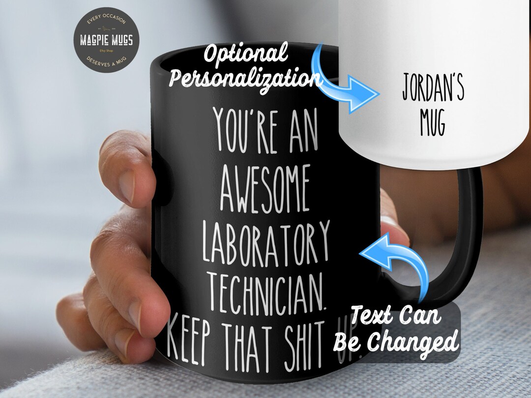 Personalized Laboratory Technician Mug, Gift for Laboratory Technician ...